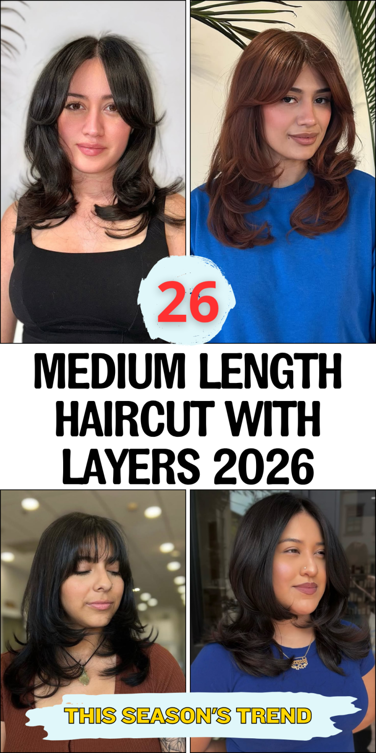 26 Medium Length Haircut with Layers 2026 Ideas - divagaze.com