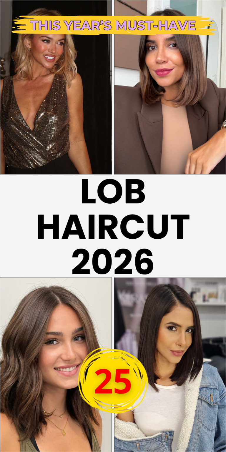 25 Lob Haircut Ideas 2026 for Modern Stylish Women - divagaze.com