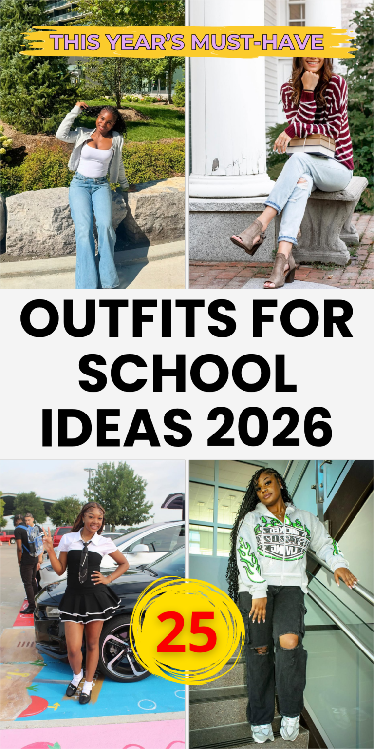 25 Outfits for School Ideas 2026 – Cute and Easy Looks - divagaze.com