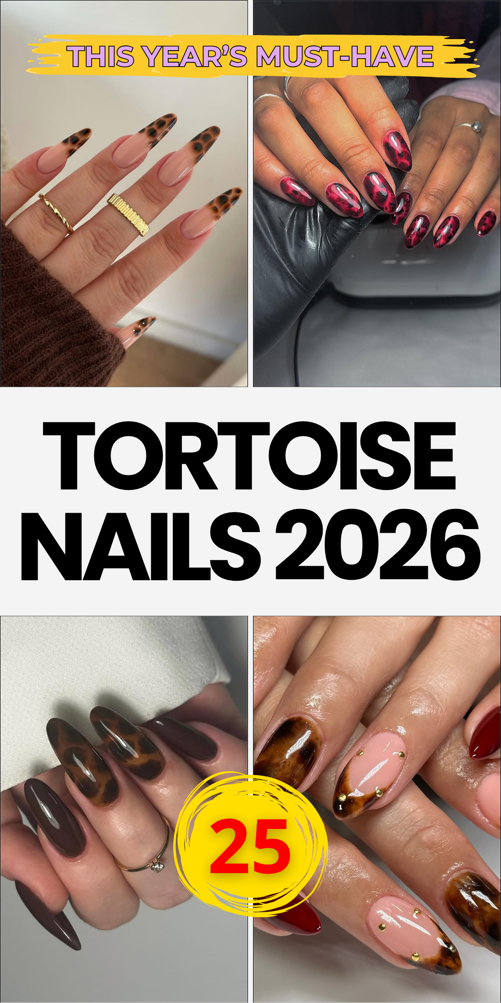 25 Tortoise Nails Ideas 2026 – Elegant and Modern Designs - divagaze.com