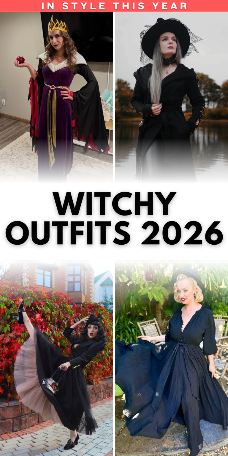 25 Witchy Outfits 2026 – Modern Dark Aesthetic Ideas - divagaze.com