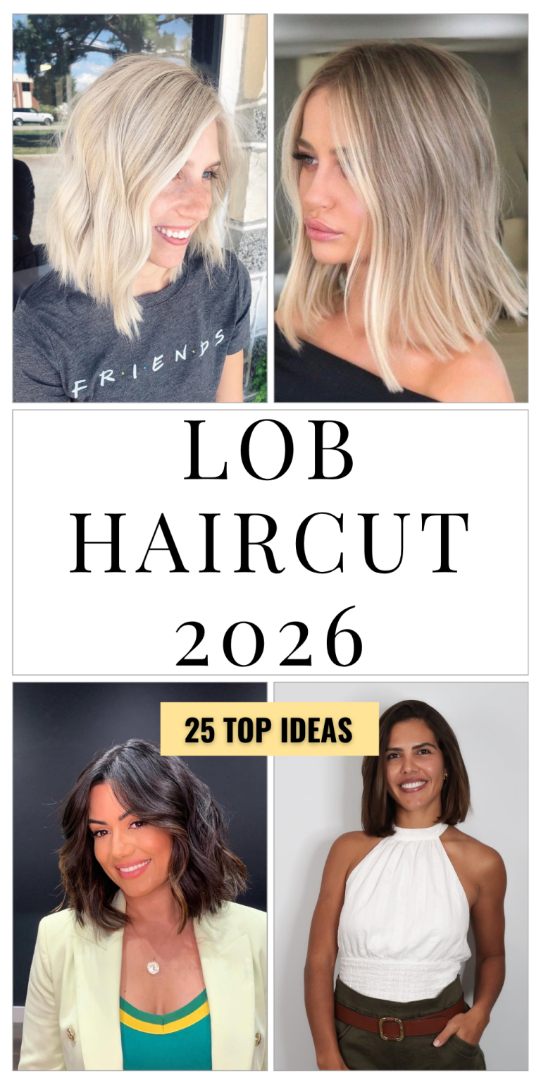 25 Lob Haircut Ideas 2026 for Modern Stylish Women - divagaze.com