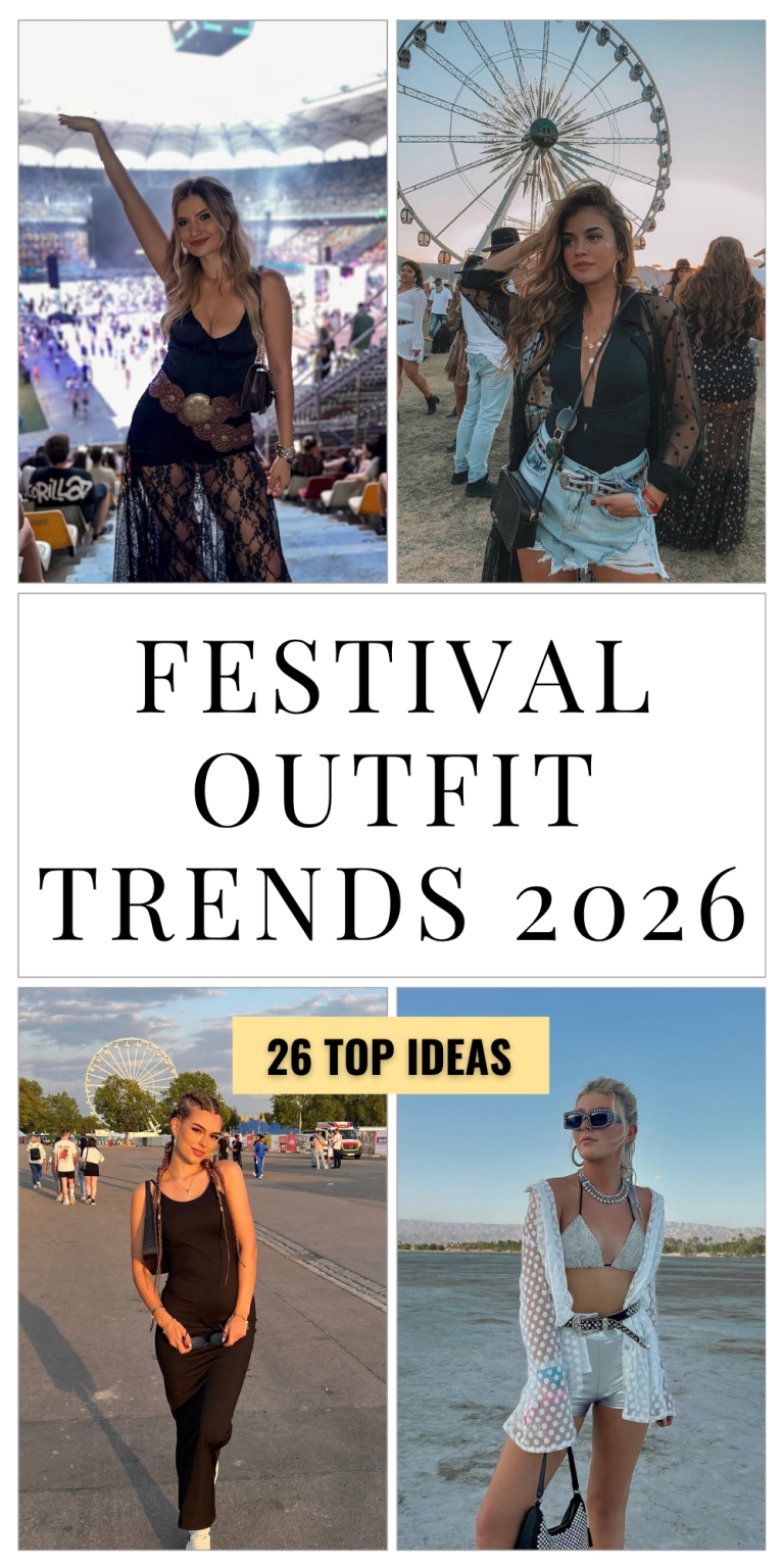 Festival Outfit Trends 2026: 26 Fashion Ideas - divagaze.com