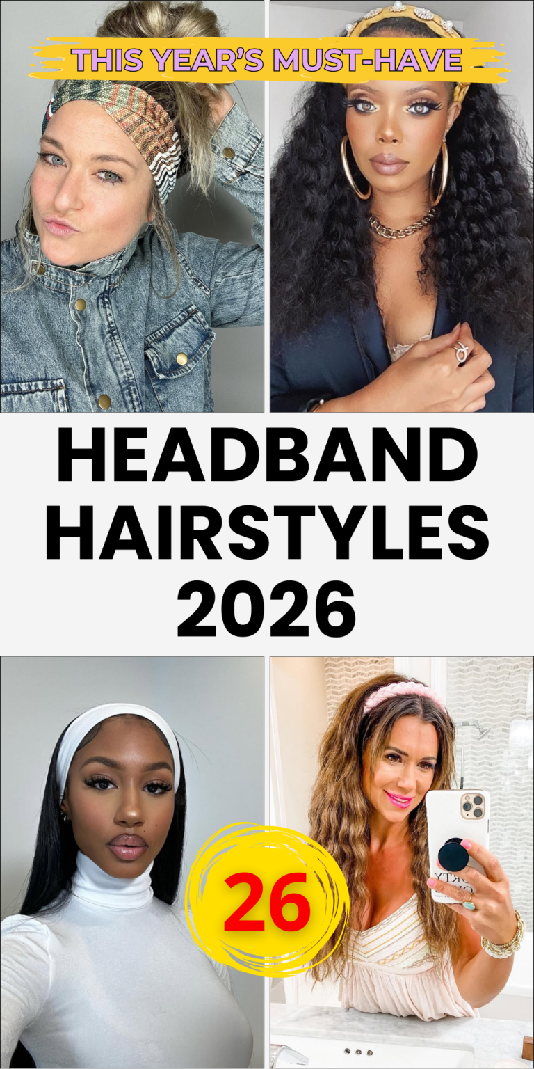 26 Headband Hairstyles 2026 for Effortless Everyday Looks and Modern ...