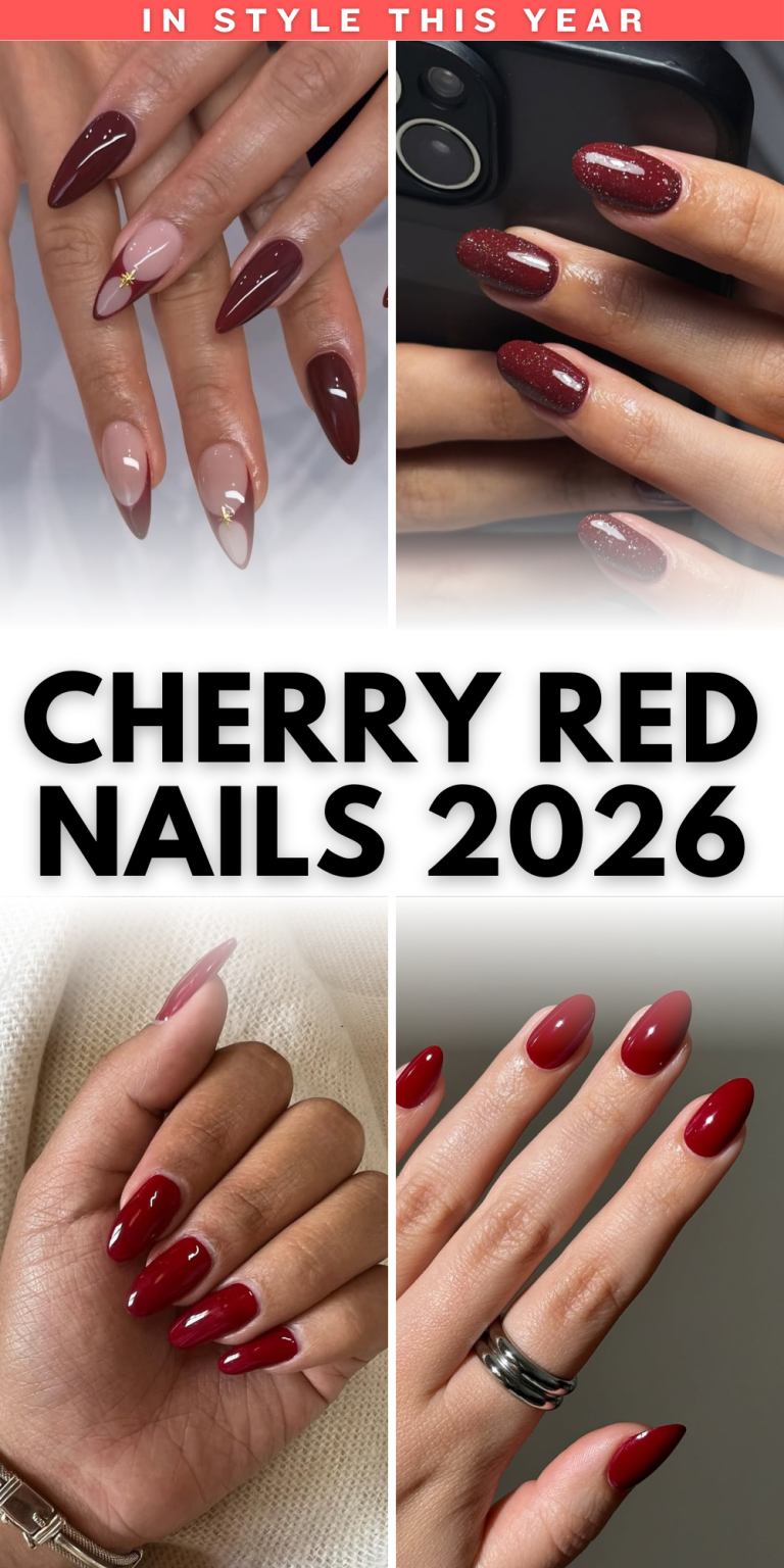 30 Cherry Red Nails 2026 – Elegant, Timeless and Trend-Forward Nail ...