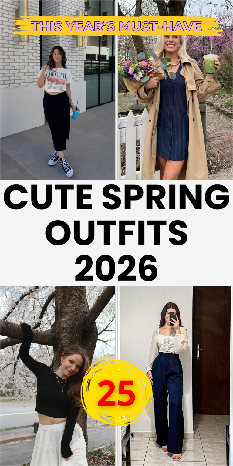 25 Cute Spring Outfits 2026 That Feel Fresh, Comfy, and Effortlessly ...