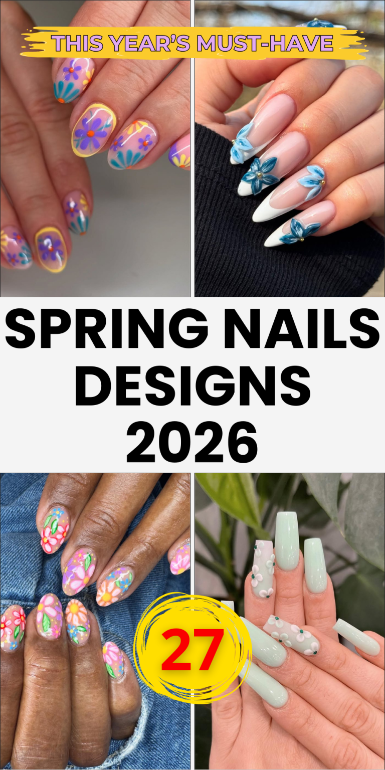 27 Spring Nails Designs 2026: Trendy, Simple & Fresh Ideas - divagaze.com