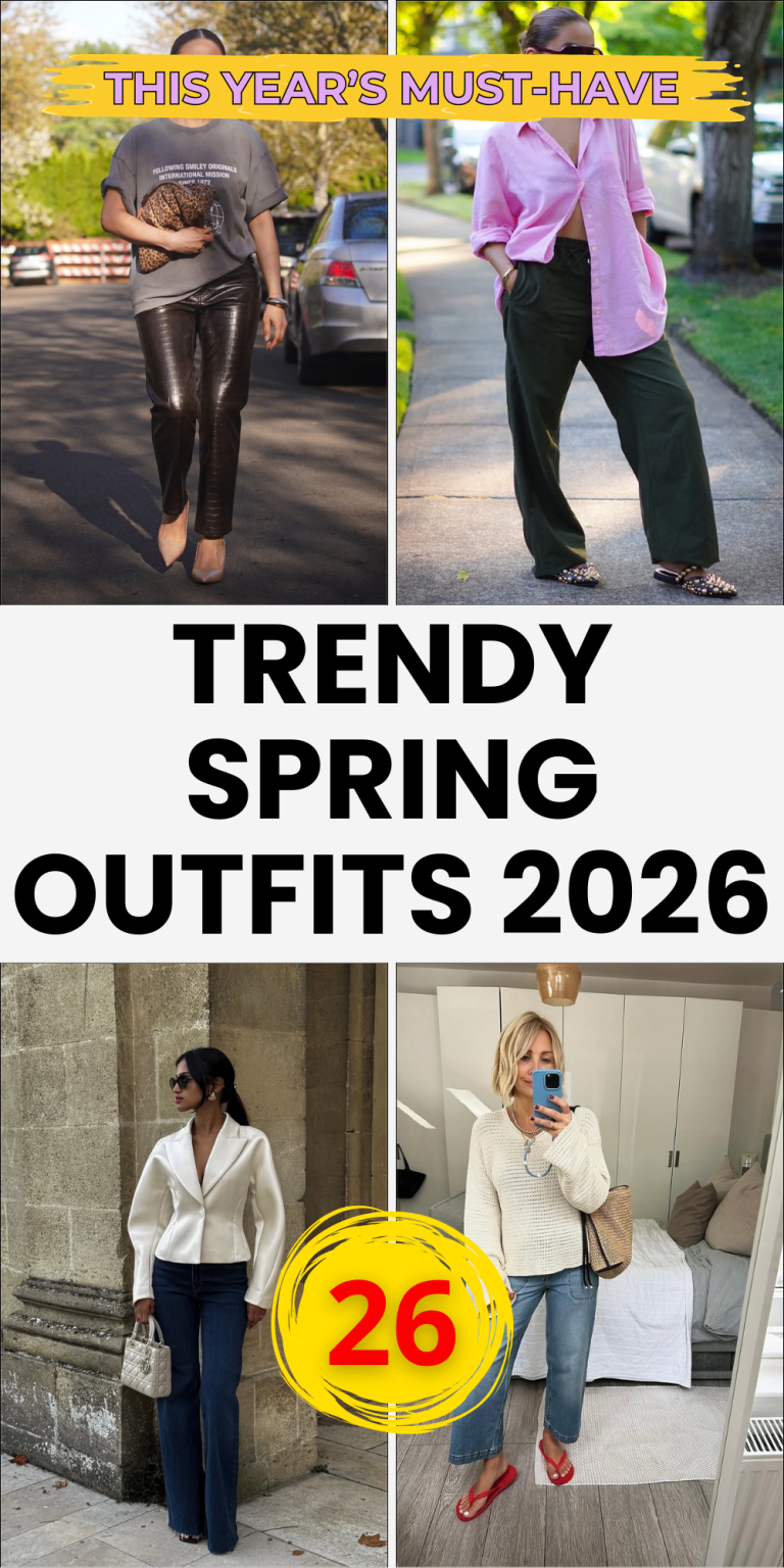 26 Trendy Spring Outfits 2026 for Women – Chic Casual Looks, Modern ...