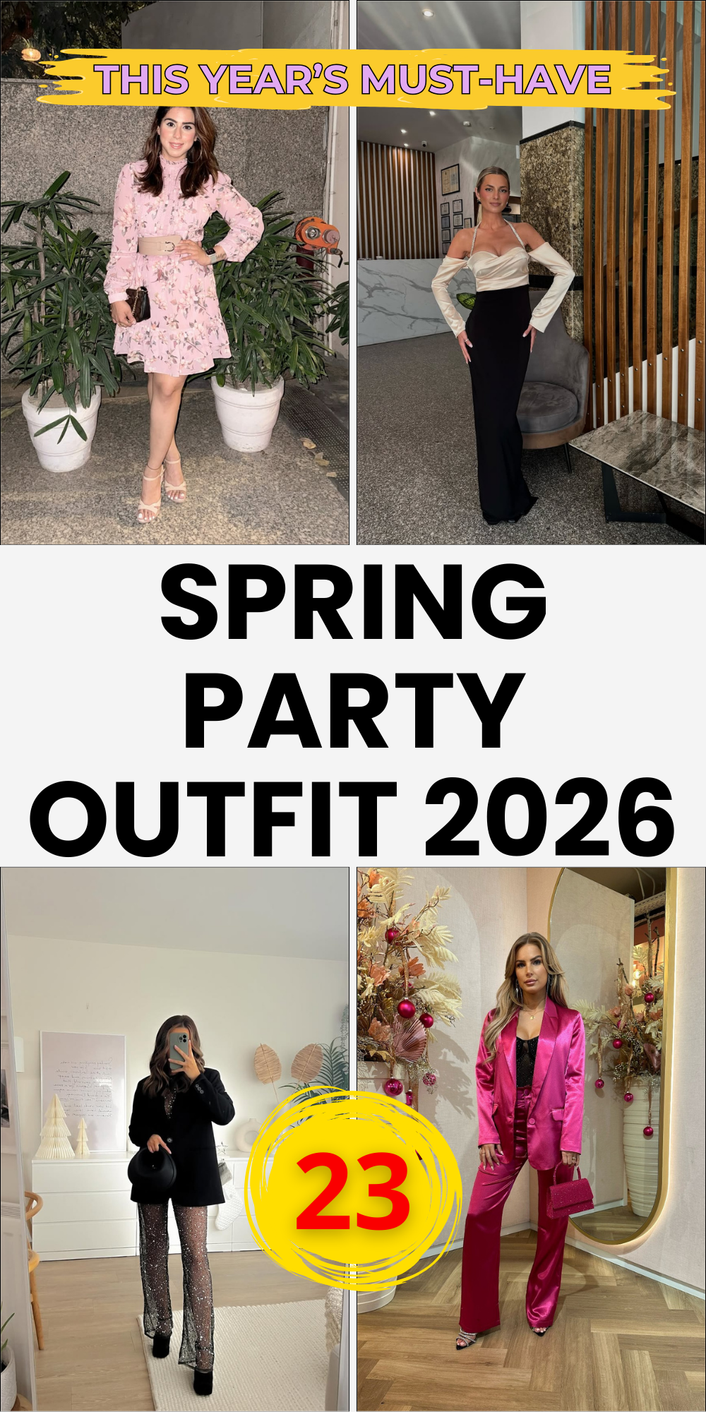 23 Spring Party Outfit 2026 Ideas for Day, Night & Effortless Chic ...