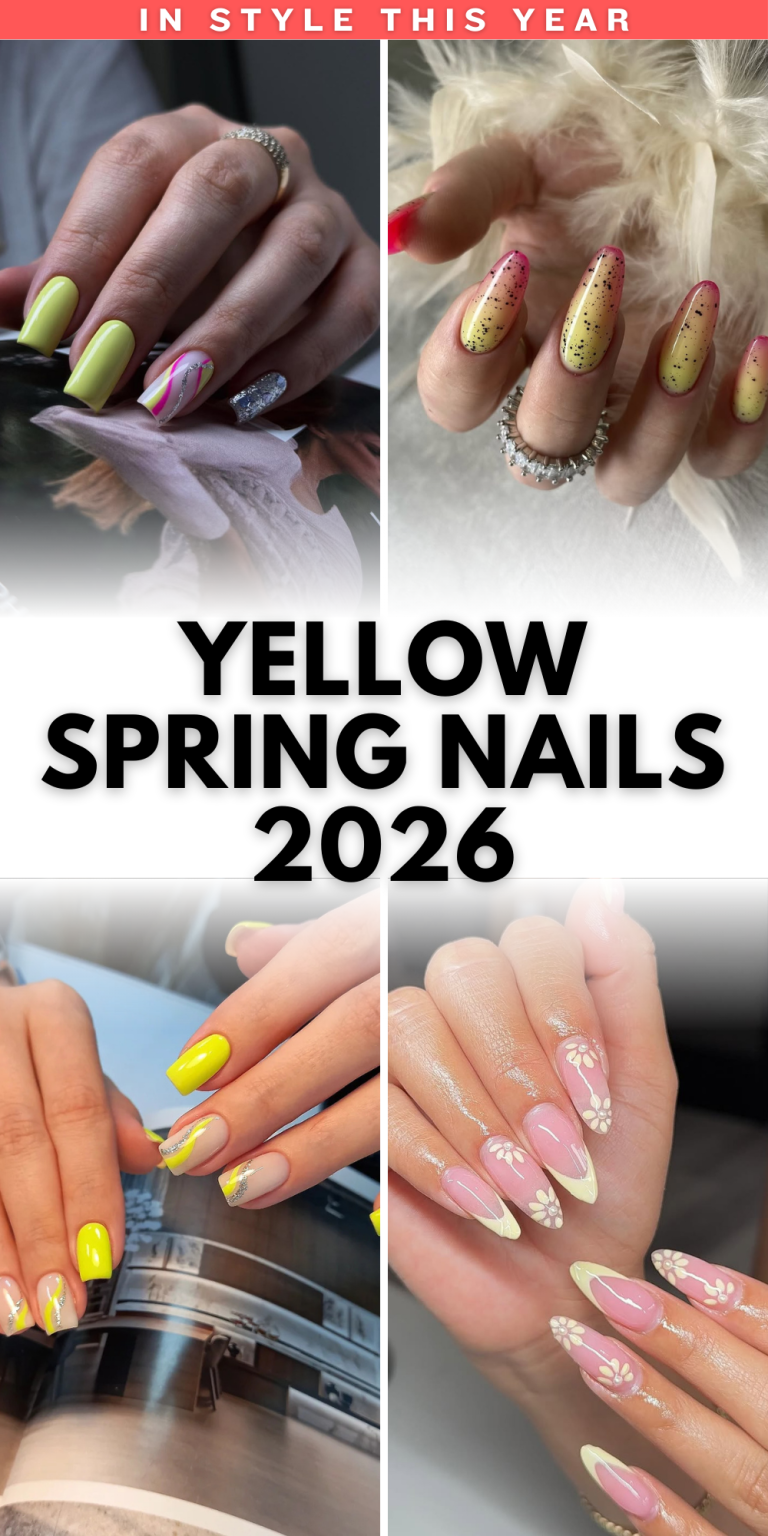 26 Yellow Spring Nails 2026 Ideas for Fresh, Trendy, and Stylish ...