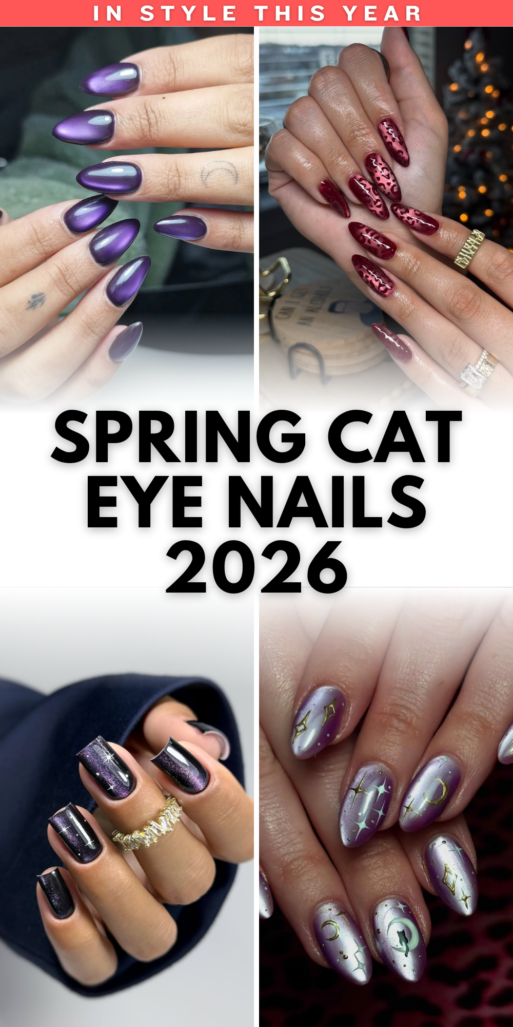 25 Spring Cat Eye Nails 2026 – Trendy Designs, Colors, and Stylish Nail ...