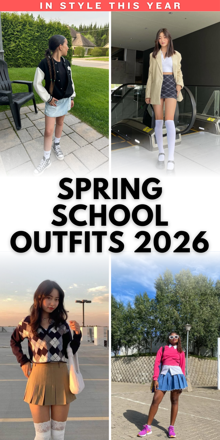 23 Spring School Outfits 2026 That Balance Comfort, Style, and Real ...