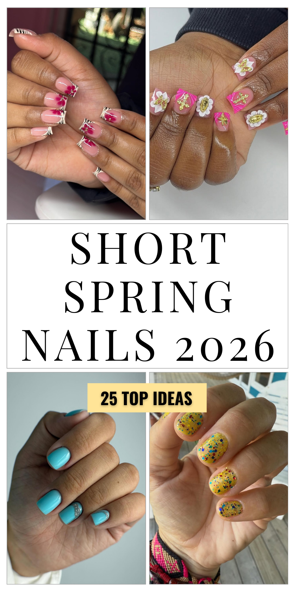 25 Trendy Short Spring Nail Designs for 2025 That Are Fresh, Stylish ...