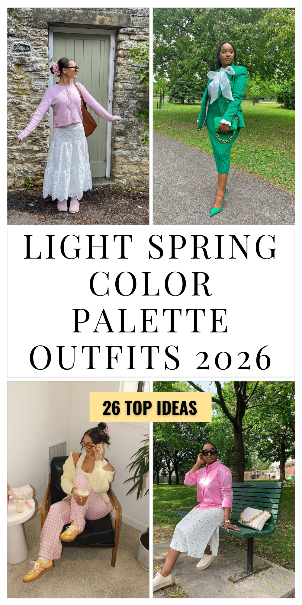 26 Light Spring Color Palette Outfits 2026 That Look Fresh, Polished ...
