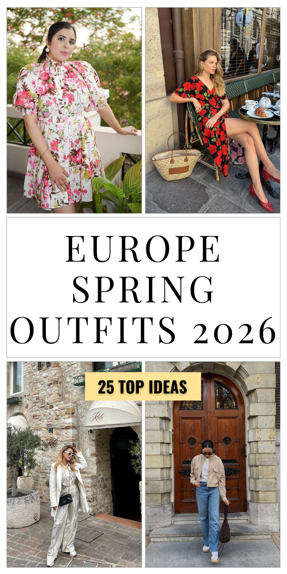 25 Europe Spring Outfits 2026: Chic Street Style Ideas for Cold Weather ...