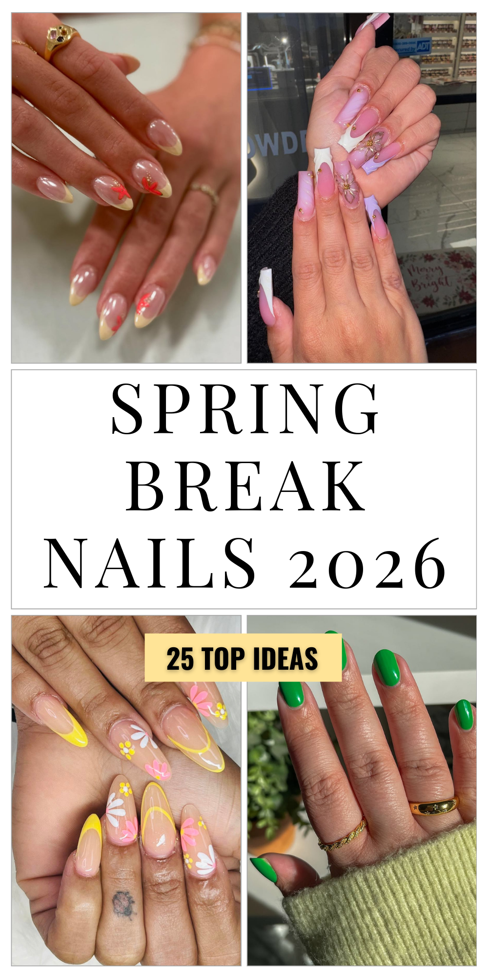 25 Spring Break Nails 2026 – Cute, Fun & Trendy Nail Ideas - divagaze.com