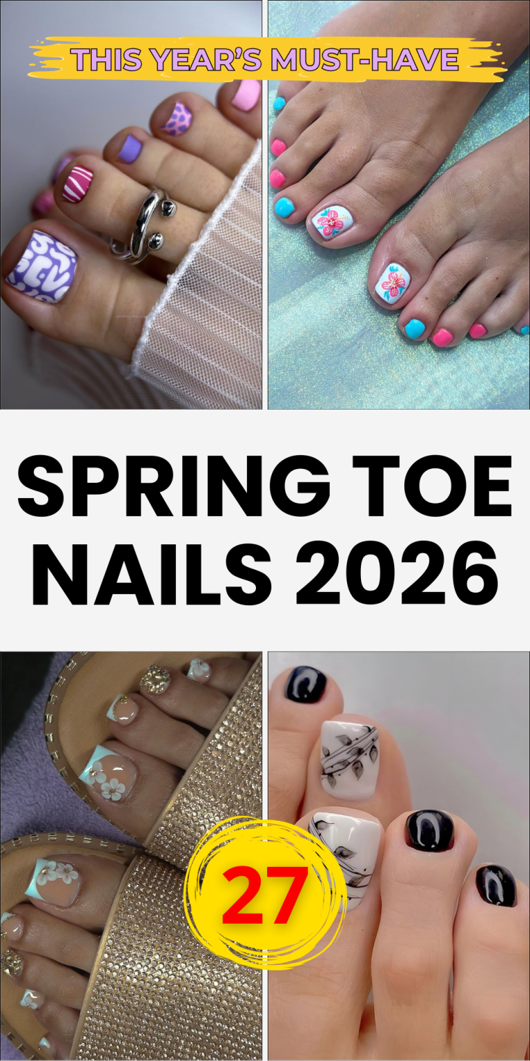 27 Spring Toe Nails 2026 – Fresh Pedicure Designs & Color Ideas ...