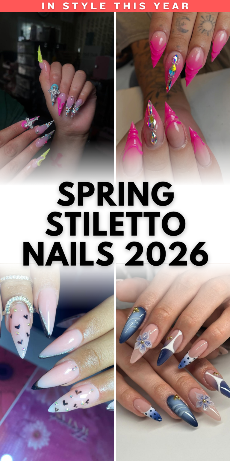 27 Spring Stiletto Nails 2026 Ideas to Try - divagaze.com
