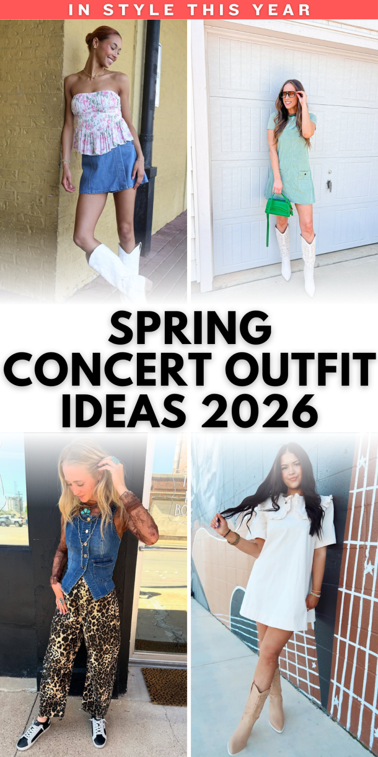 23 Spring Concert Outfit Ideas 2026 That Will Turn Heads From Day Shows ...