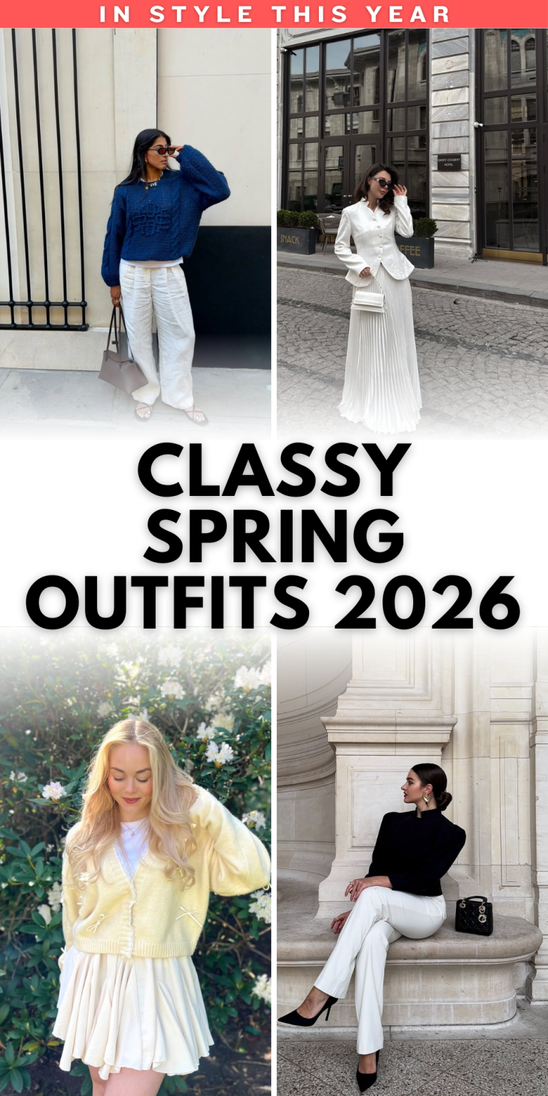 25 Classy Spring Outfits 2026 That Define Chic, Elegant, and Modern ...