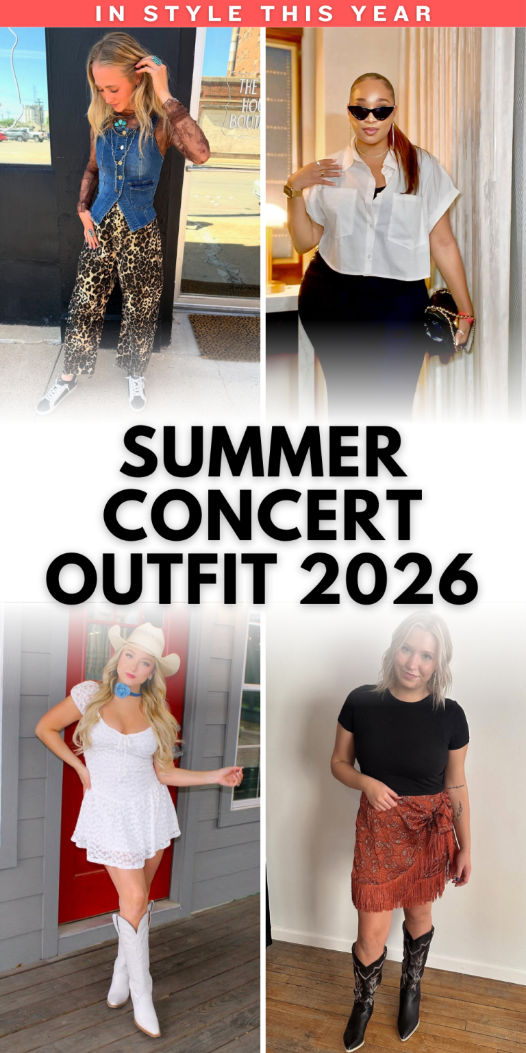 27 Summer Concert Outfit 2026 Ideas: Cute, Casual, Western and Festival ...
