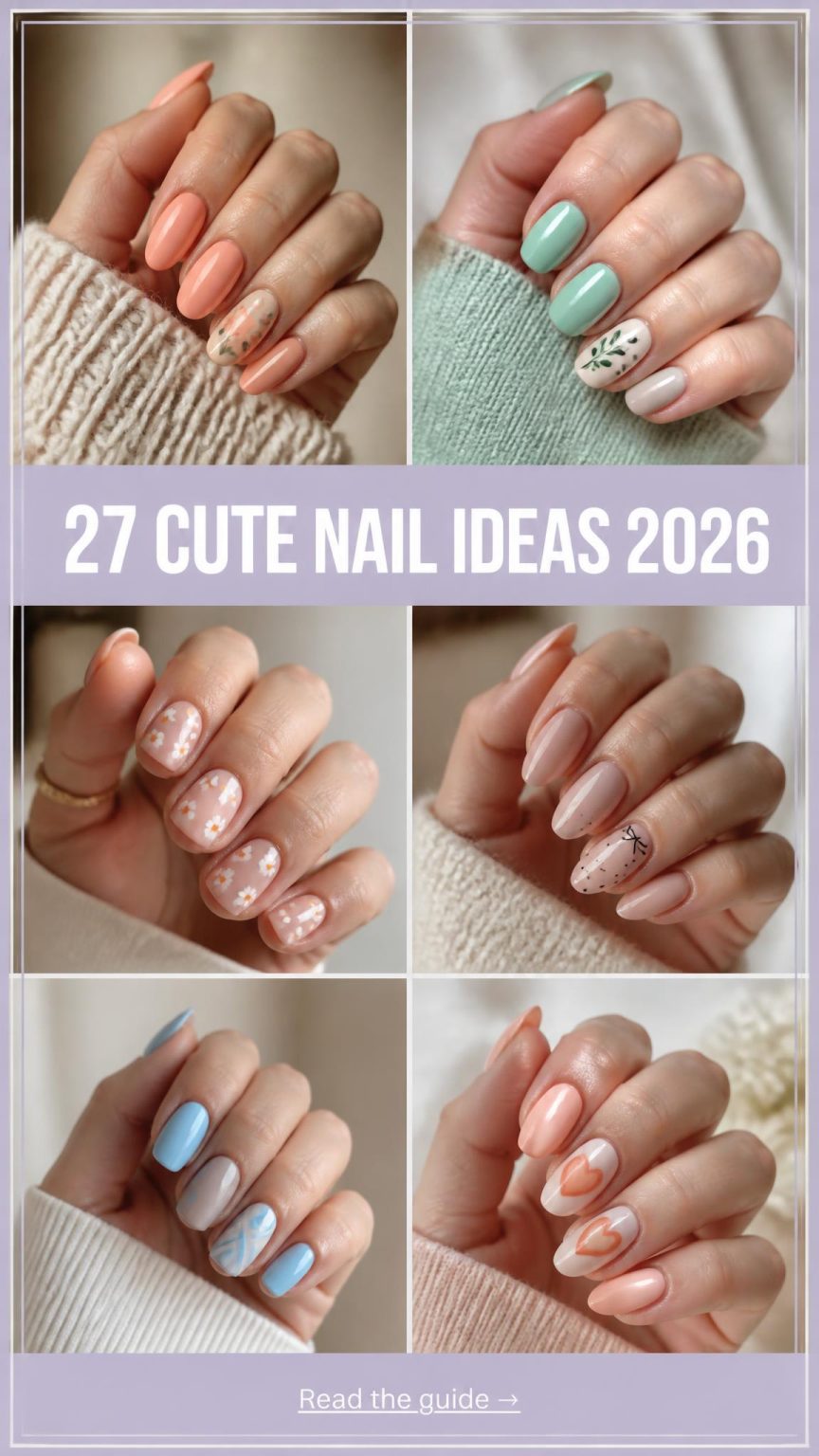 27 Best Cute Nail Ideas for 2026: Trendy Manicure Inspiration